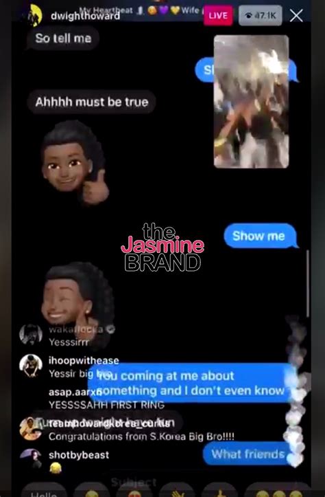 Dwight Howard Accidentally Shares Private Text Messages On IG Live