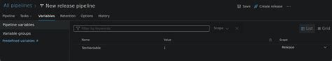 Azure Devops How To Set A Pipeline Variable On A Release Stack Overflow