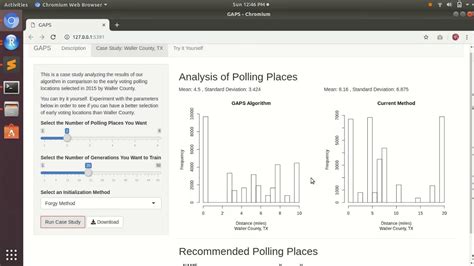 gaps genetic algorithm for poll selection youtube