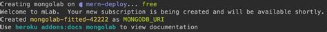 deploying your mern project with heroku using your master git branch