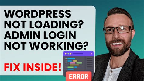 wordpress admin login not working fix the wp admin login today