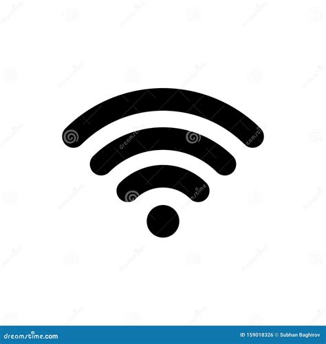 ícone De Conexão Wifi Ilustração Vetorial Do Símbolo De Cobertura De