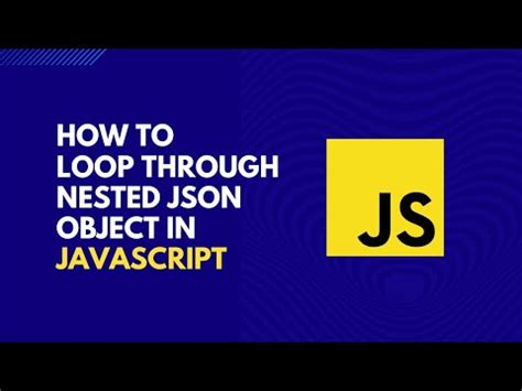 How To Loop Through Nested JSON Object In JavaScript Recursively YouTube