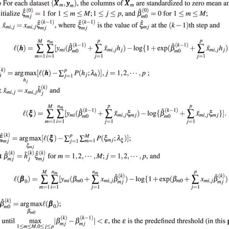 the iterative optimization algorithm for solving our meta analysis download scientific diagram