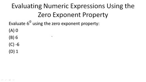 evaluating numeric expressions using exponent properties example 5 video algebra ck 12