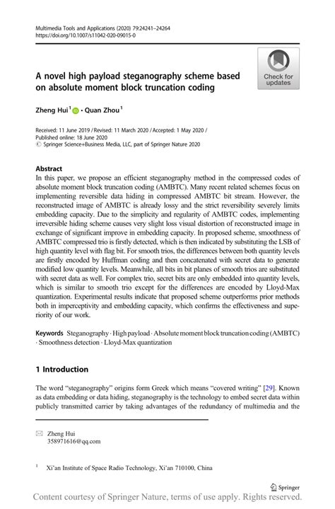 a novel high payload steganography scheme based on absolute moment block truncation coding