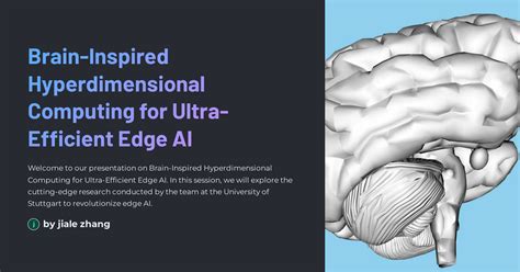 brain inspired hyperdimensional computing for ultra efficient edge ai