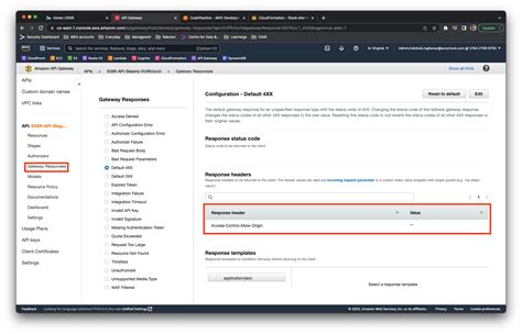 Amazon Web Services Adding Allow All To Access Control Allow Origin