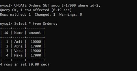 MySQL Commands Tutorials Link