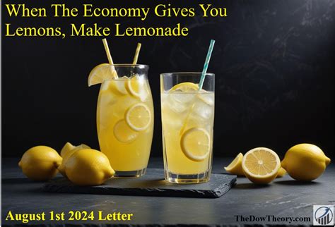 when the economy gives you lemons make lemonade the dow theory