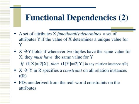 ppt functional dependencies and normalization for relational databases powerpoint presentation