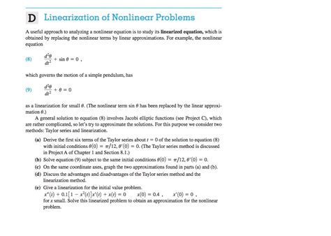 solved a useful approach to analyzing a nonlinear equation