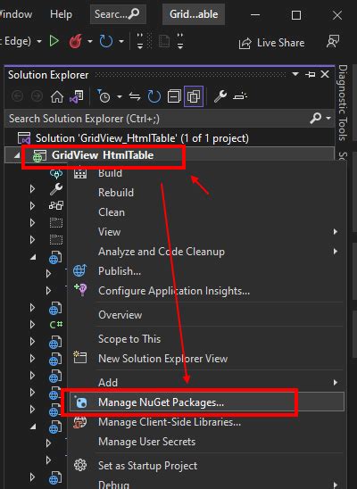 part 2 gridview vs dynamic html table asp webforms codeproject