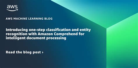 Introducing One Step Classification And Entity Recognition With Amazon