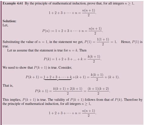 Mathematical Induction Definition Solved Example Problems Exercise