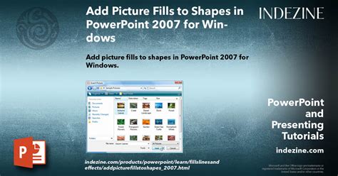 Add Picture Fills To Shapes In PowerPoint 2007 For Windows