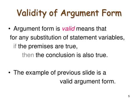 ppt valid and invalid arguments powerpoint presentation id 177252