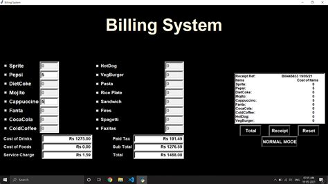 github shashwatanand501 food billing python