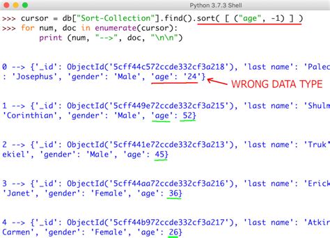 How To Sort Mongodb Documents In A Collection Using Python Objectrocket