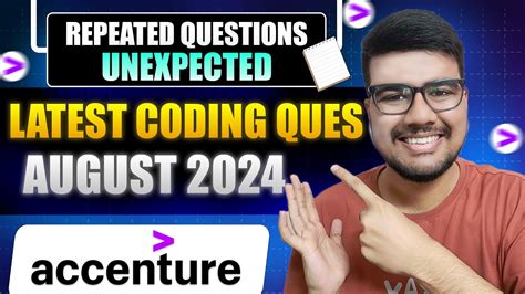 Latest Accenture Coding Questions Solved August Youtube