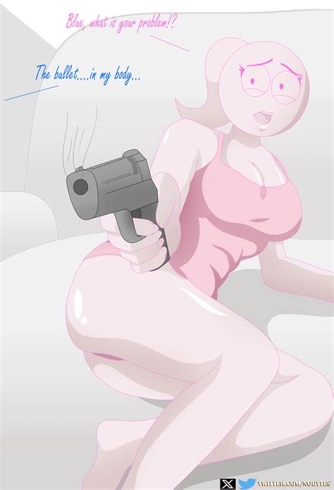 Rule 34 1girls 2d 2d Artwork Anthro Bed Blue Dick Figures Breasts Cleavage Dick Figures
