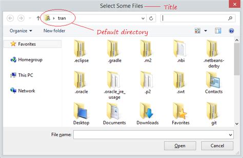 Руководство JavaFX FileChooser и DirectoryChooser betacode net