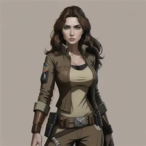 Dopamine Girl A Female Smuggler Simple Background Best Quality Sci