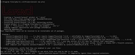 Php Laravel New Project Project Creation Stack Overflow