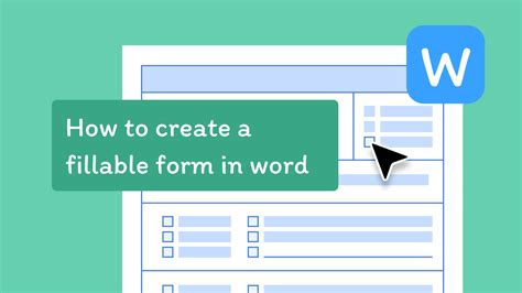 How To Create Fillable Fields In Word Templates Printable