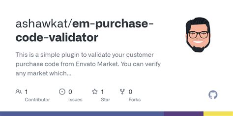 Github Ashawkat Em Purchase Code Validator This Is A Simple Plugin
