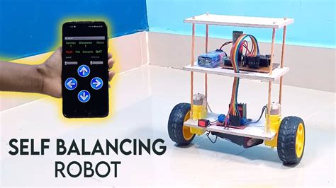 how to make self balancing robot with bluetooth arduino self balancing robot youtube
