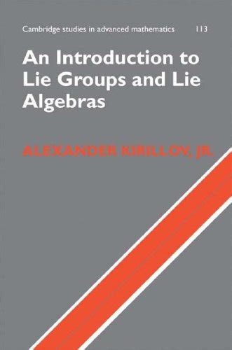 introduction to lie groups and lie algebras download link