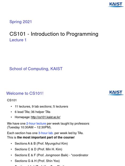 cs101 spring2021 lec1 pdf python programming language programming