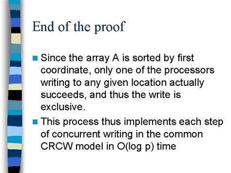 simulating a crcw algorithm with an erew algorithm