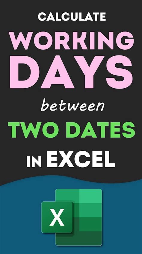 Calculate Working Days Between Two Dates In Excel Artofit