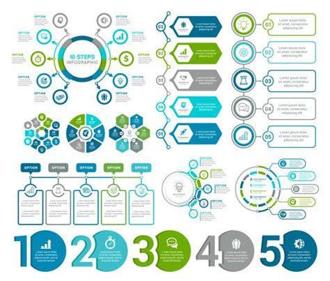 50 547 Circular Process Infographic Illustrations Royalty Free Vector