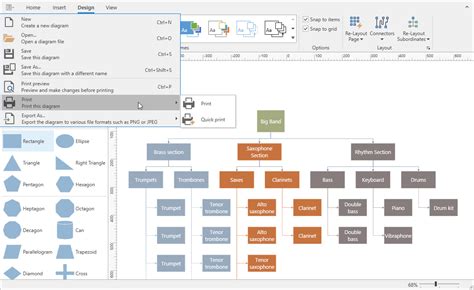 how to print a document in ui wpf controls devexpress documentation images