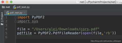 利用python获取pdf文件元数据 csdn博客