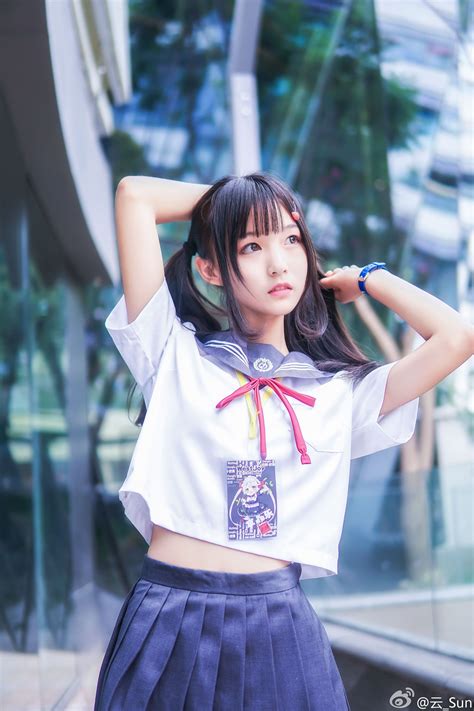 Wallpaper Schoolgirl Japanese Art Skinny Skirt Navels Cityscape Shirt Photography