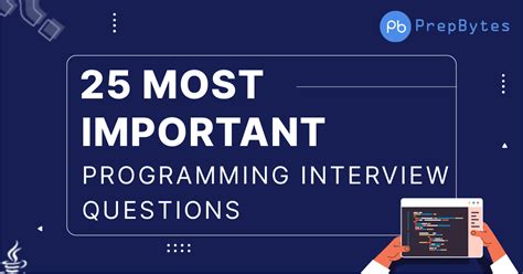 Most Important Programming Interview Questions PrepBytes