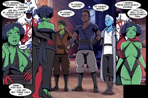 Rule 34 Belinda Taas Bioware Comic Dave Cheung Green Skin Lucasfilm Mirialan Open Toe Shoes