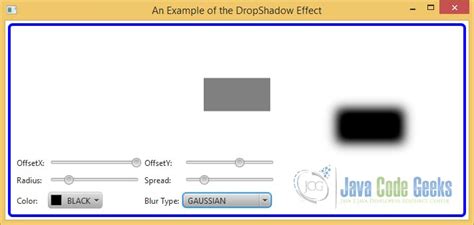 JavaFX Effects Example Examples Java Code Geeks 2022