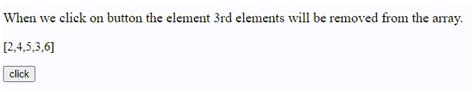 how to remove specific elements from the left of a given array of elements using javascript