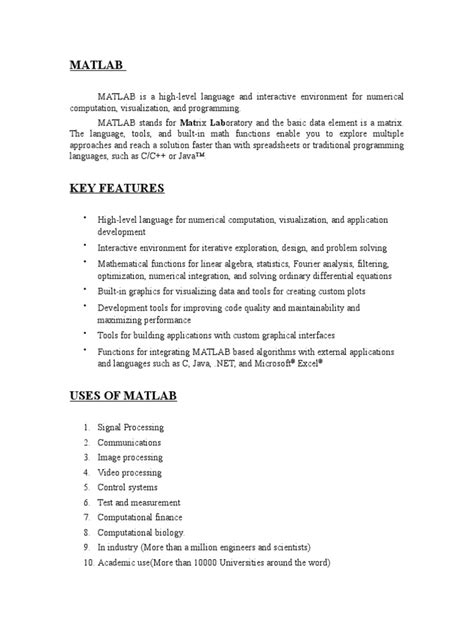 matlab basic pdf subroutine parameter computer programming