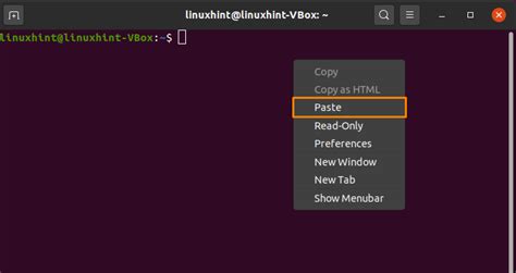 How To Copy Paste On Ubuntu Terminal