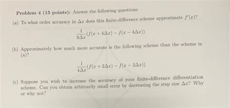 solved problem 4 15 points answer the following