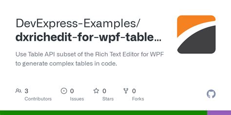 github devexpress examples dxrichedit for wpf table api create complex table use table api
