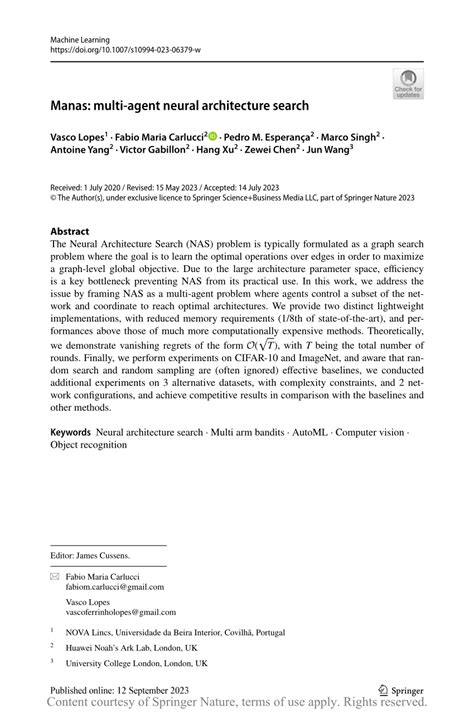 manas multi agent neural architecture search request pdf