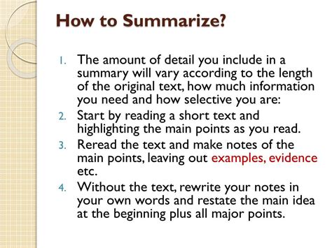 Summarize A Paragraph Free