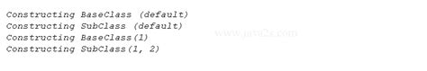 How A Subclass Can Invoke The Base Class Constructor Of Its Choice